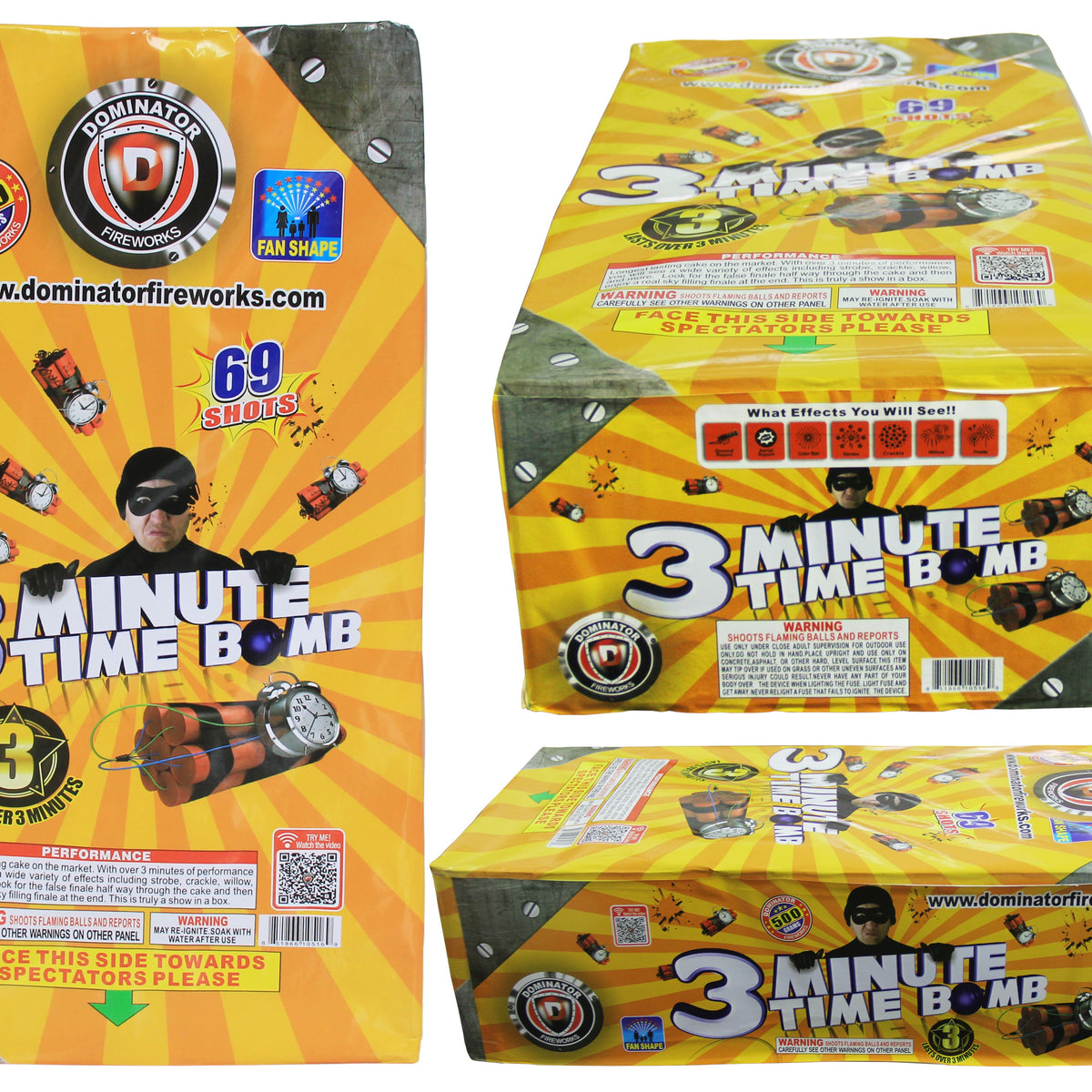 3 Minute Time Bomb – Johnny Rockets Fireworks