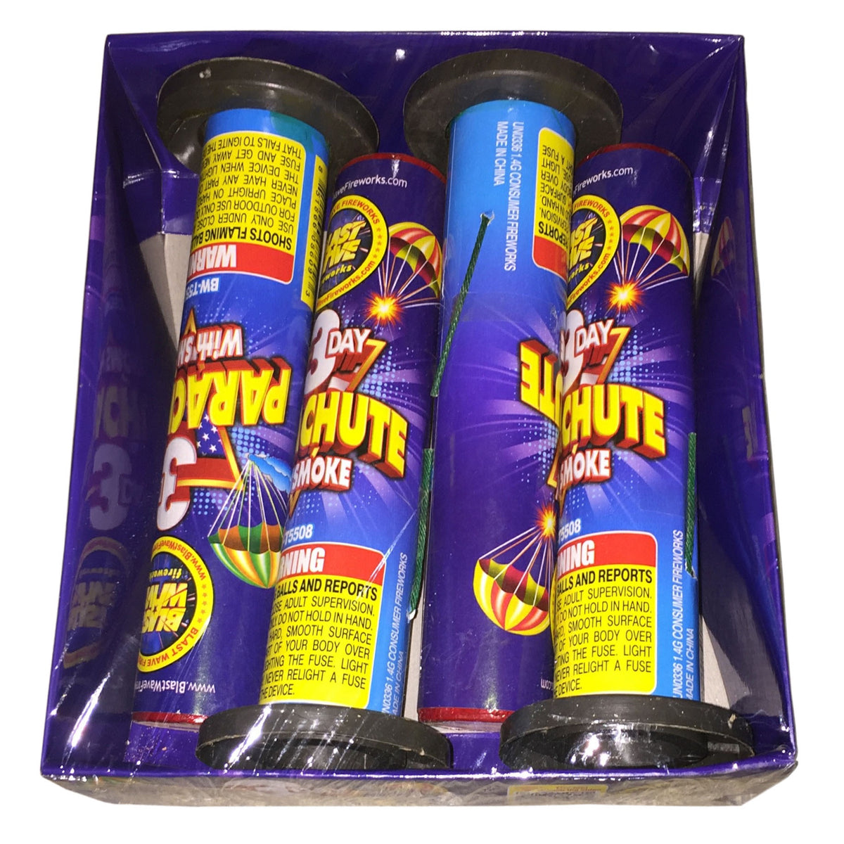 3 Day Parachutes – Johnny Rockets Fireworks