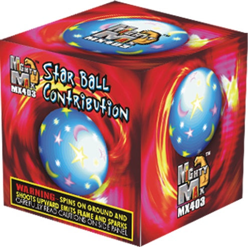 Star Ball Contribution 4 pack – Johnny Rockets Fireworks