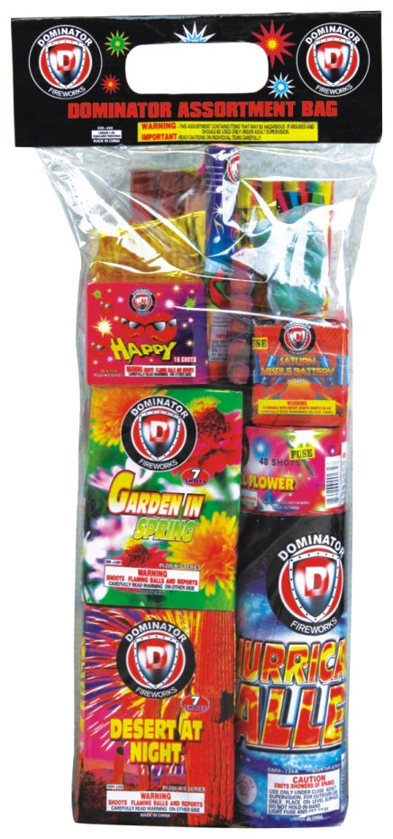Dominator Assortment Bag – Johnny Rockets Fireworks