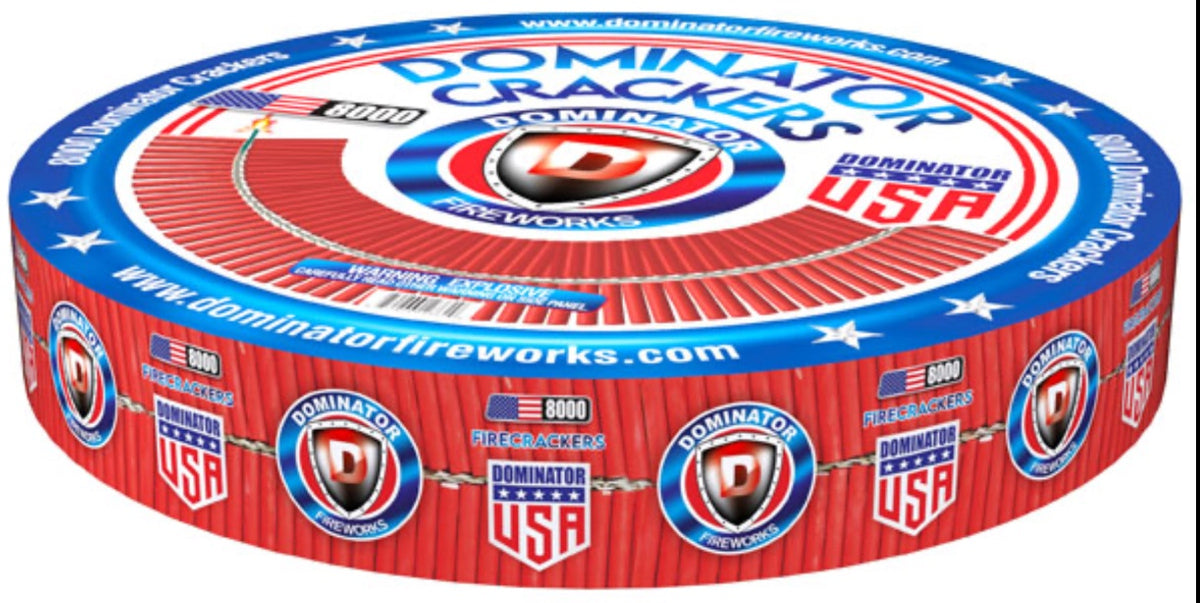 Dominator Firecracker 8000 Roll – Johnny Rockets Fireworks