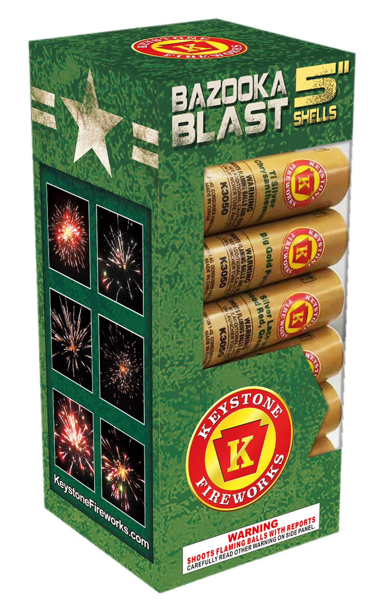Bazooka Blast 5" – Johnny Rockets Fireworks