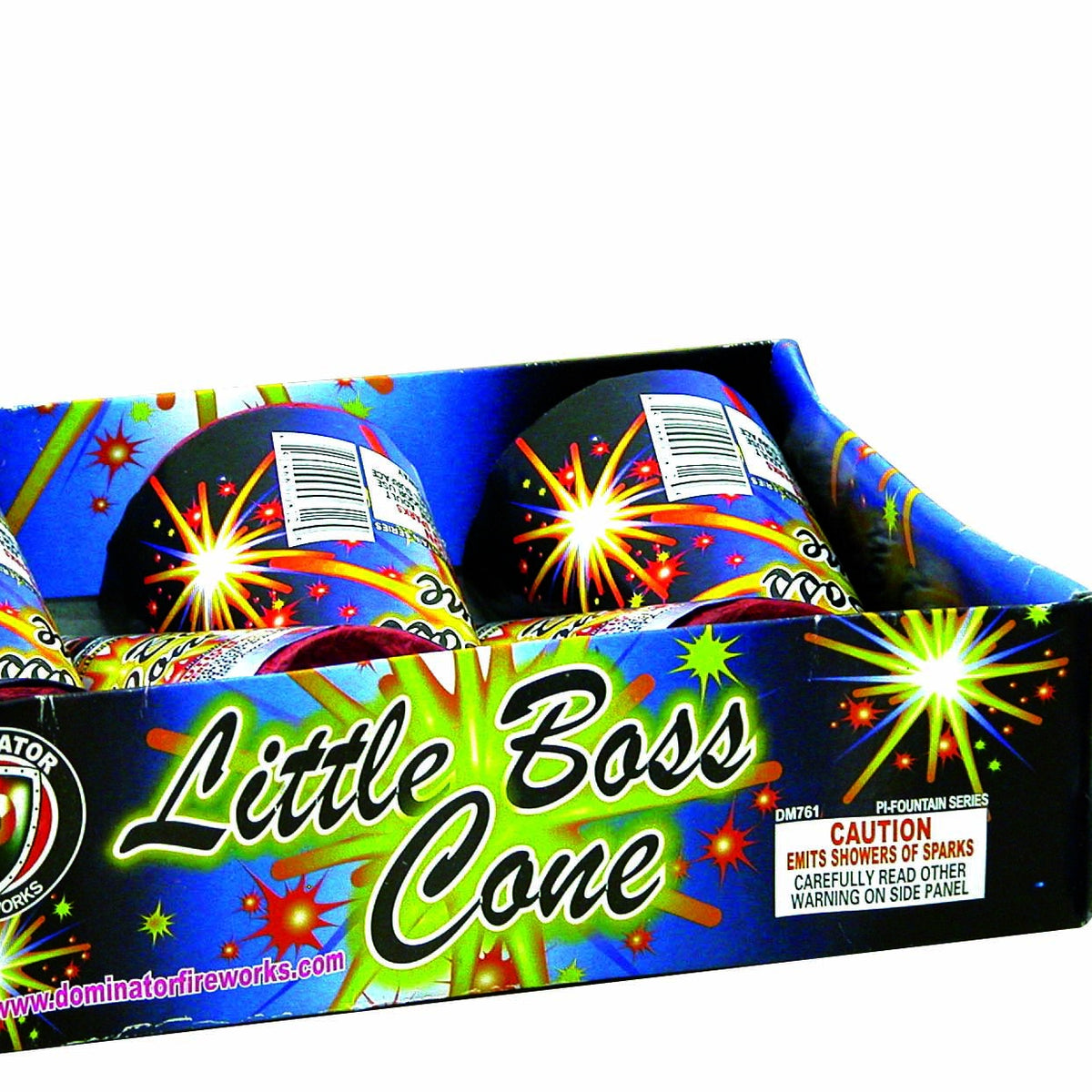 6" Little Boss Cone – Johnny Rockets Fireworks