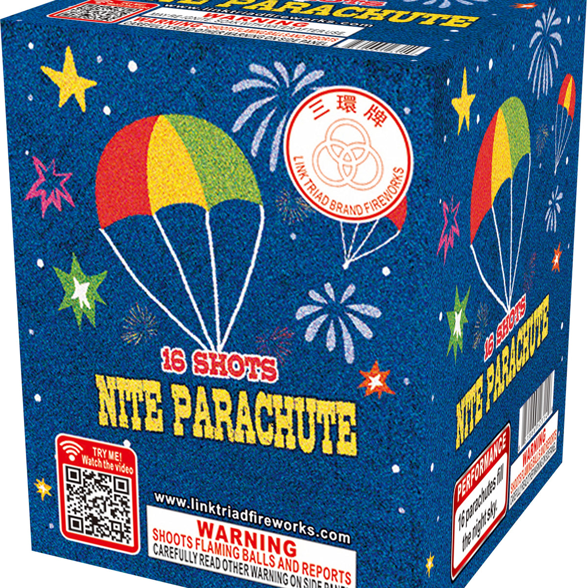 16 Shot Nite Parachute – Johnny Rockets Fireworks