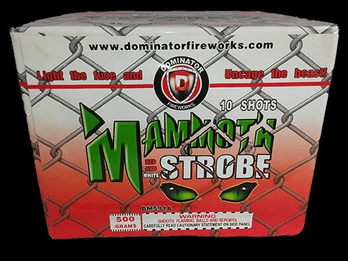 Mammoth Strobe Red & White – Johnny Rockets Fireworks