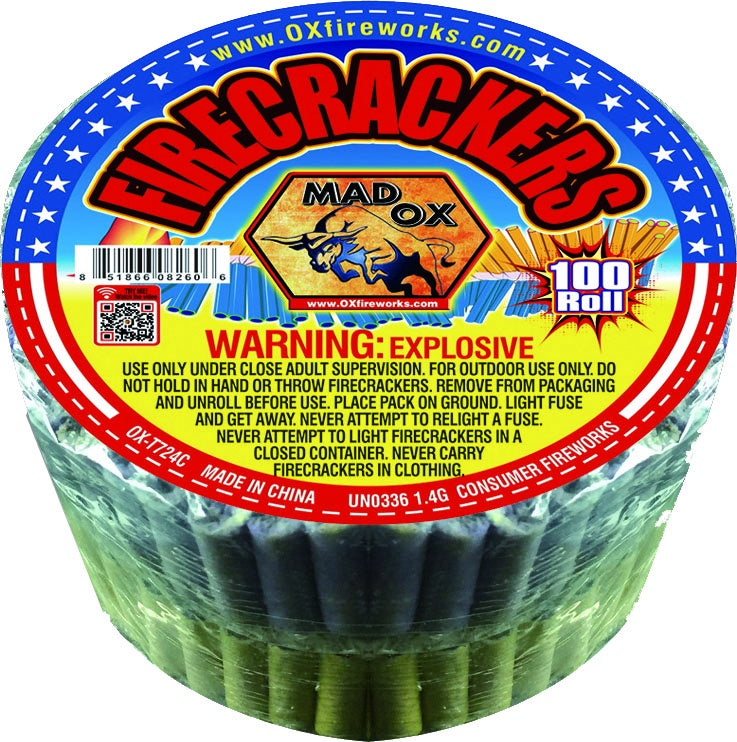 Color Paper Firecrackers 100’s – Johnny Rockets Fireworks