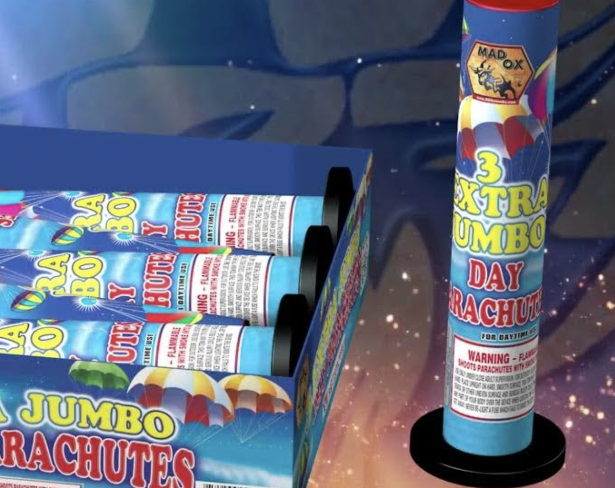 Jumbo Parachute Ind – Johnny Rockets Fireworks