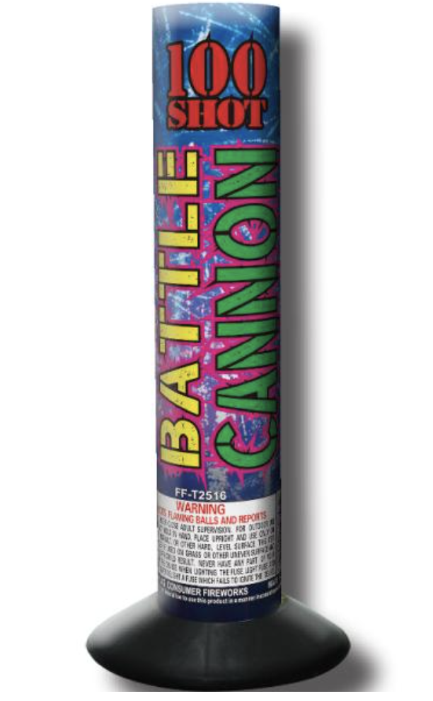 100 Shot Battle Cannon – Johnny Rockets Fireworks