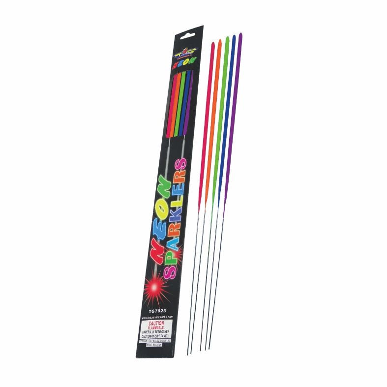 Neon Sparklers 18" Bamboo – Johnny Rockets Fireworks