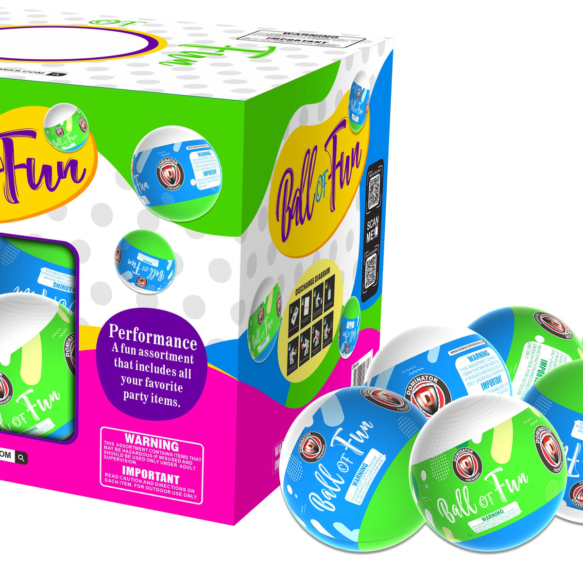 Ball of Fun – Johnny Rockets Fireworks