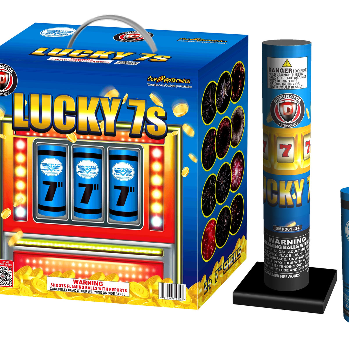 Cody B- lucky 7's 24 pack – Johnny Rockets Fireworks