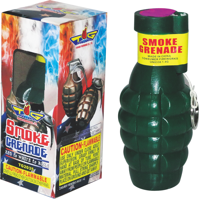 2 COLOR CHANGING SMOKE GRENADE – Johnny Rockets Fireworks