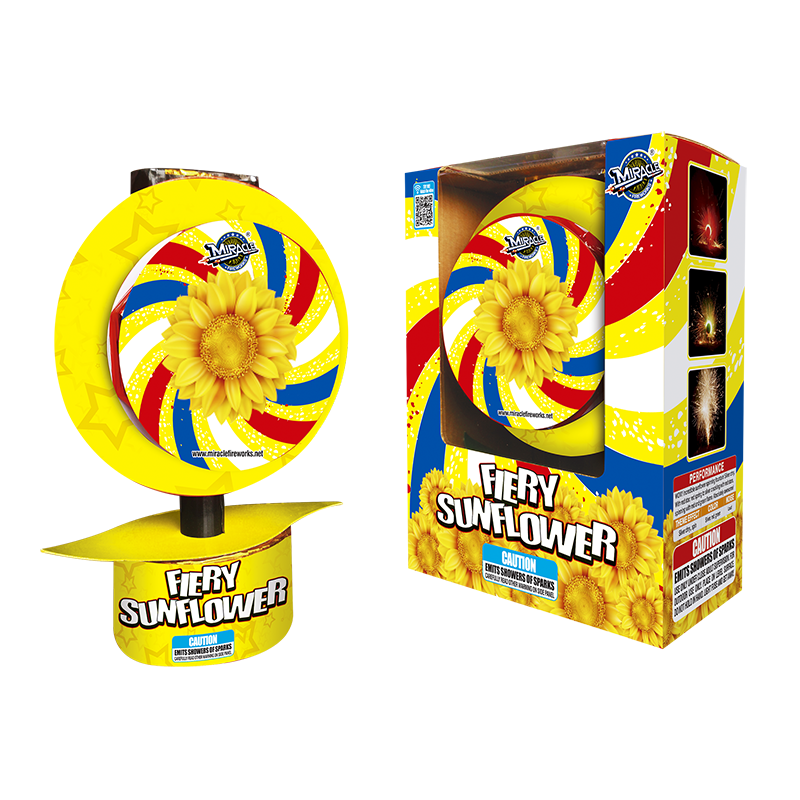 Fiery Sunflower – Johnny Rockets Fireworks