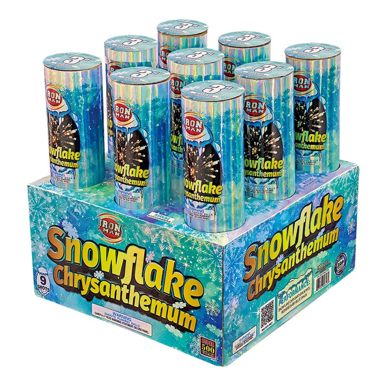 Snowflake Chrysanthemum – Johnny Rockets Fireworks
