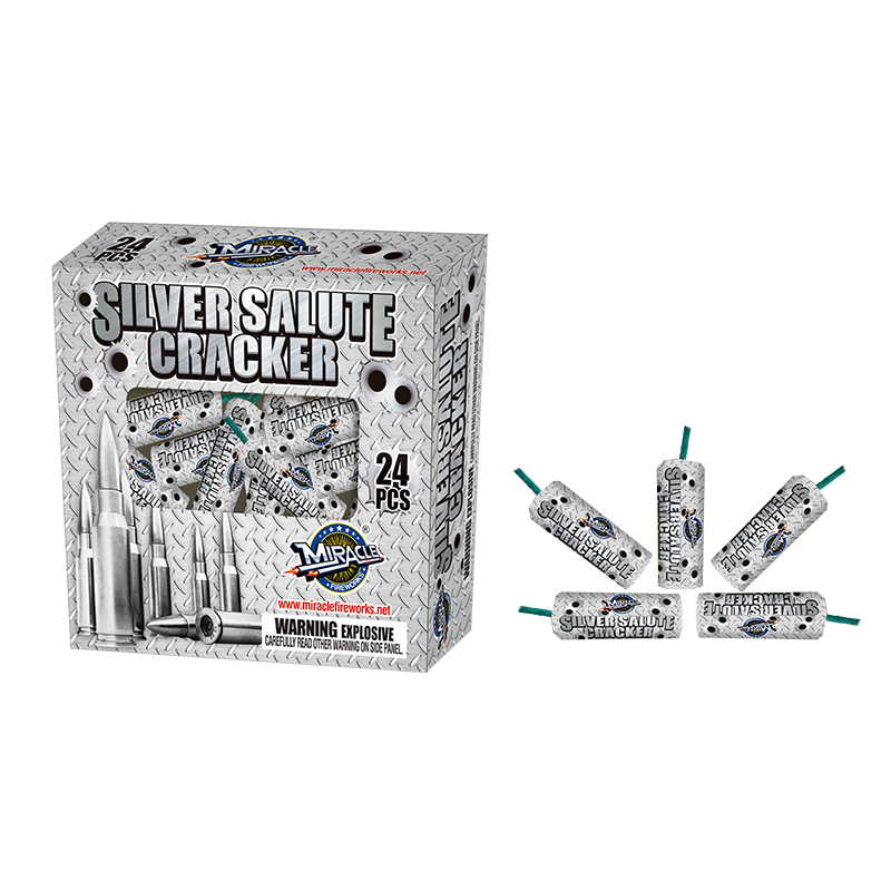Silver Salute Cracker – Johnny Rockets Fireworks